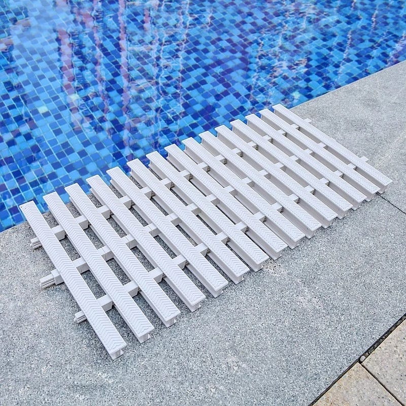 1 X 12 Pool Grate White - Rockcrete USA Store